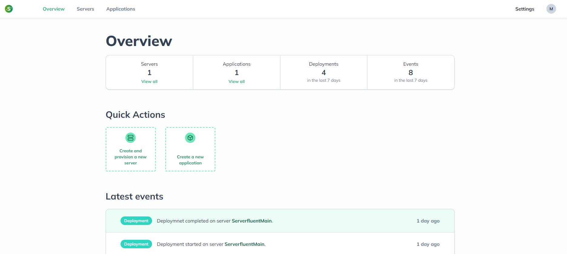 Serverfluent - Provision your servers and deploy your applications with ease!