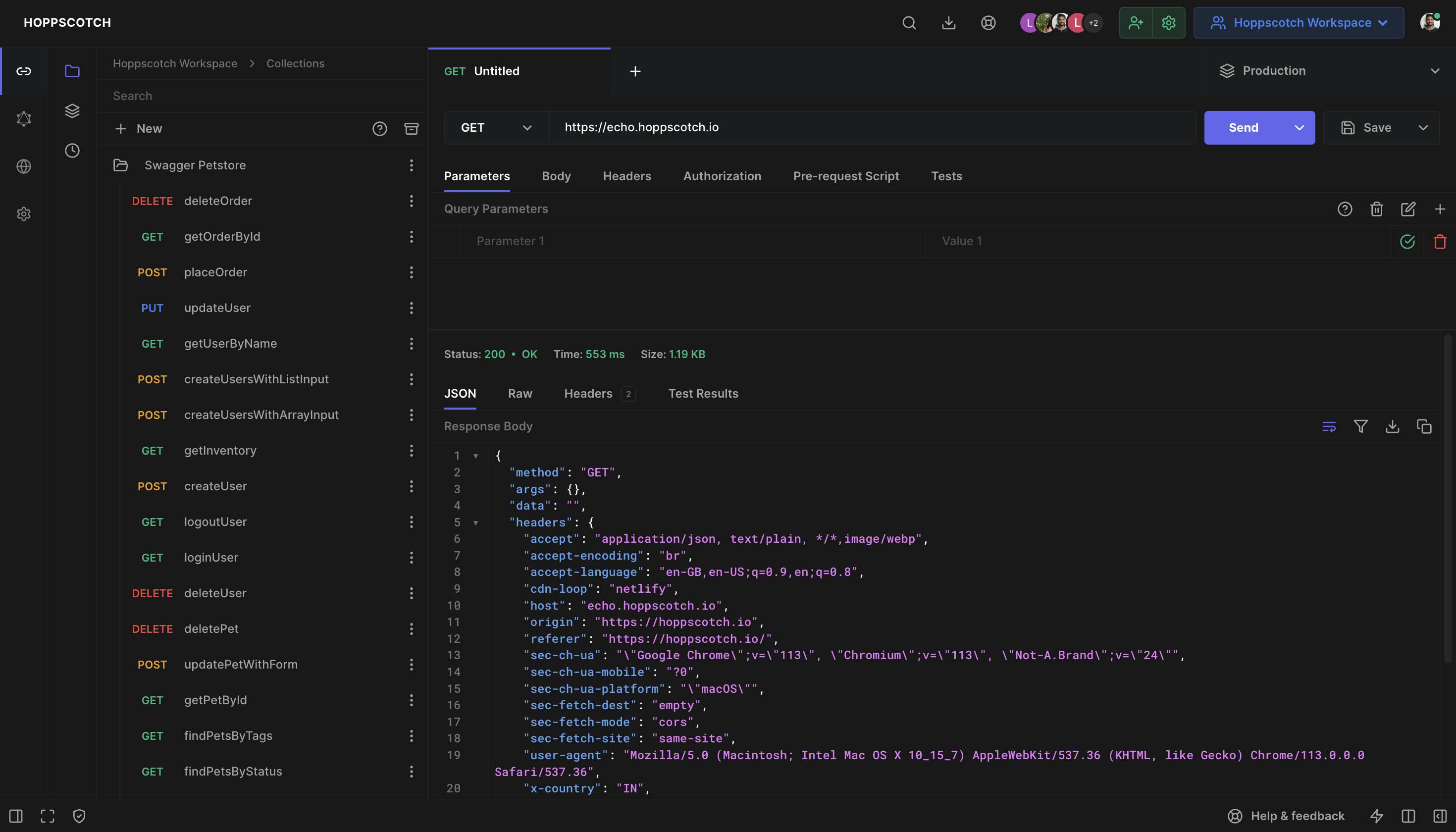 Hoppscotch - Open source API development ecosystem.