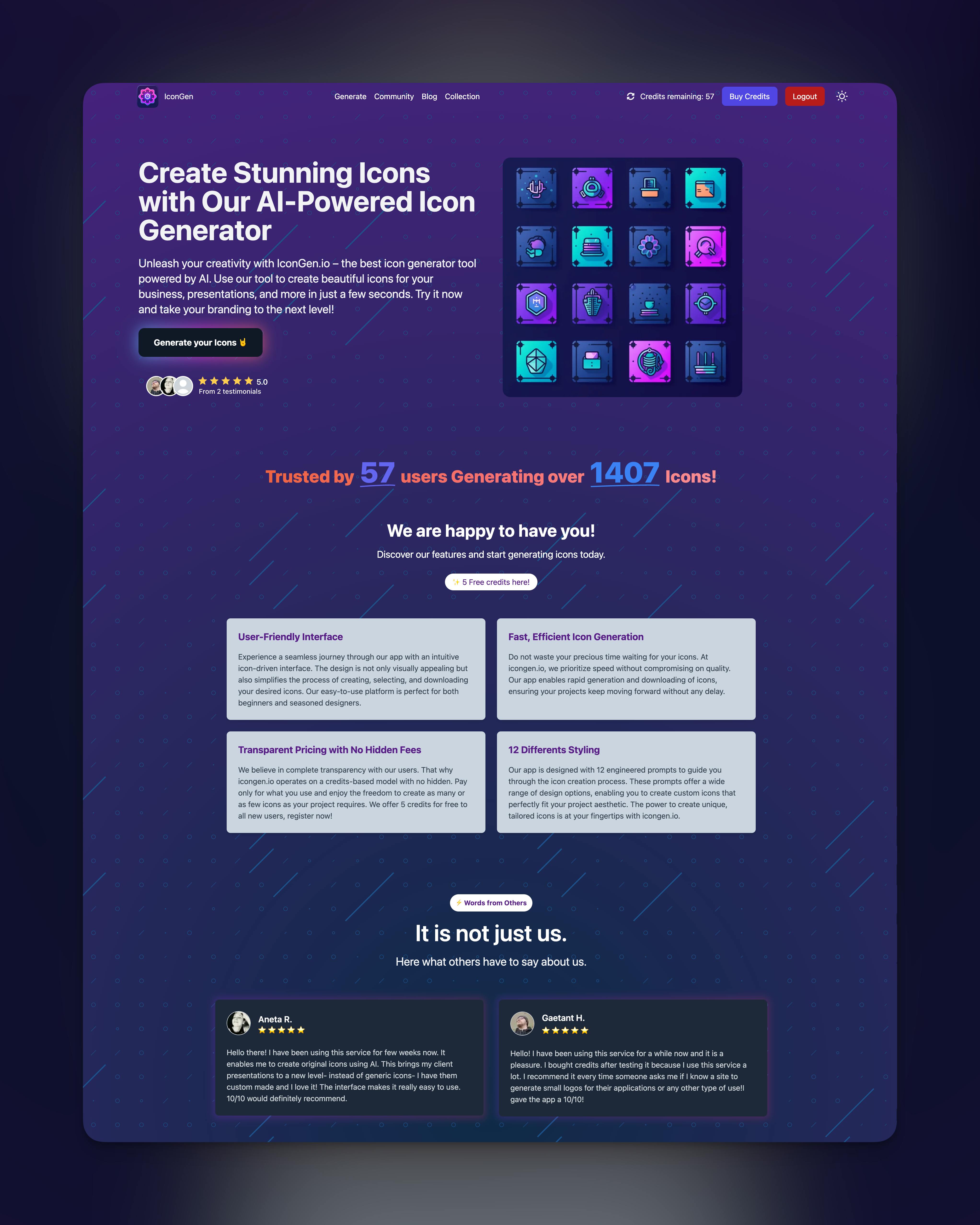 Icongen.io - Generate your own icon easily!