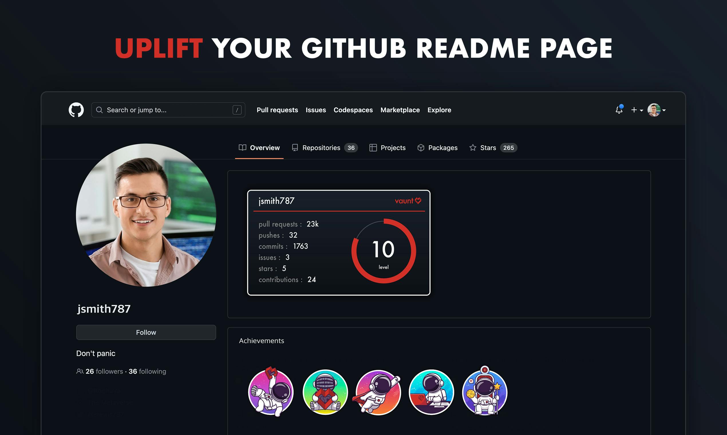 Vaunt - Vaunt your open source contributions