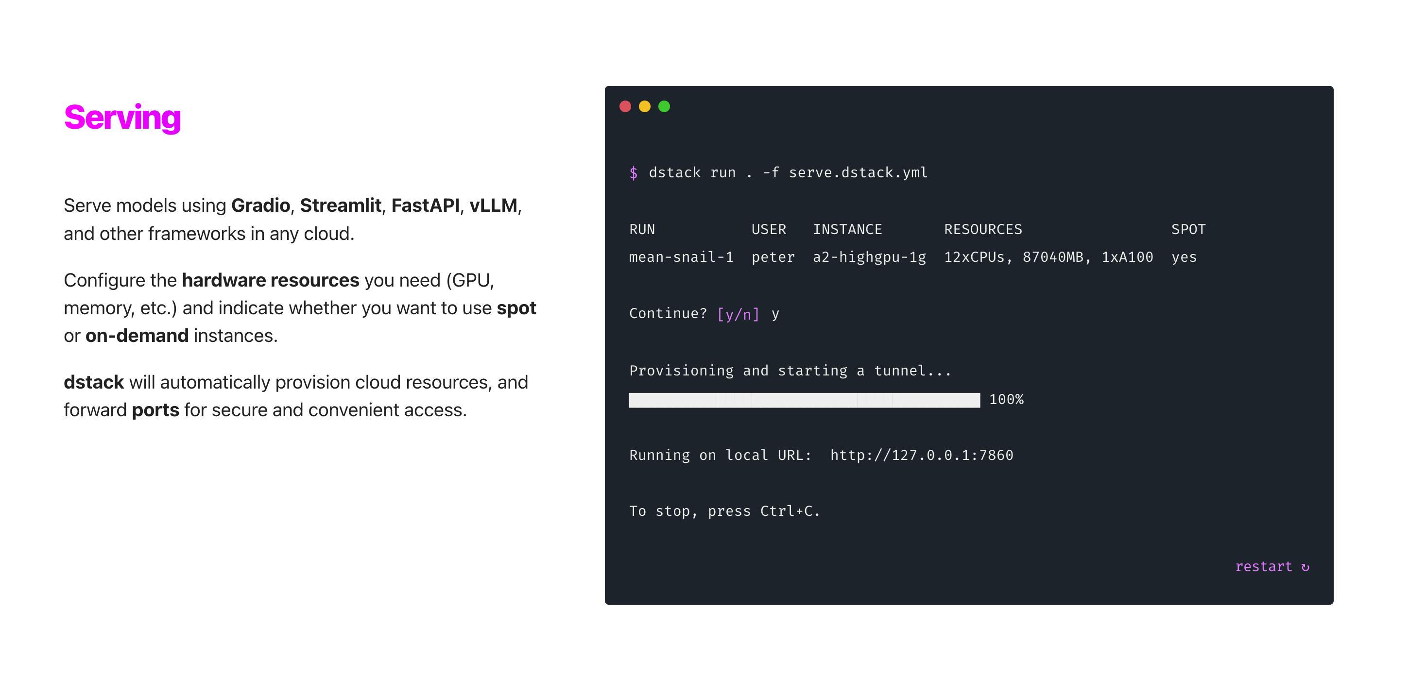 dstack - Cost-effective LLM development