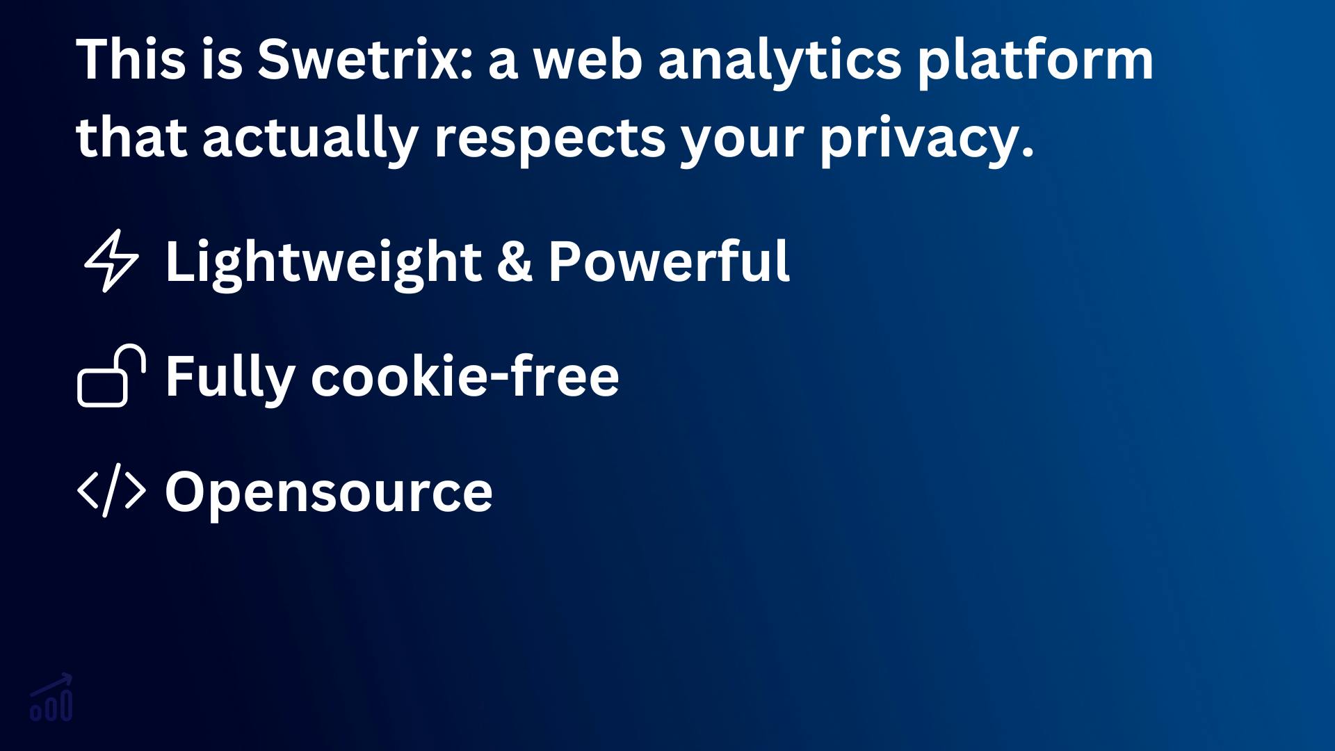 Swetrix - Ultimate open-source web analytics to satisfy all your needs.