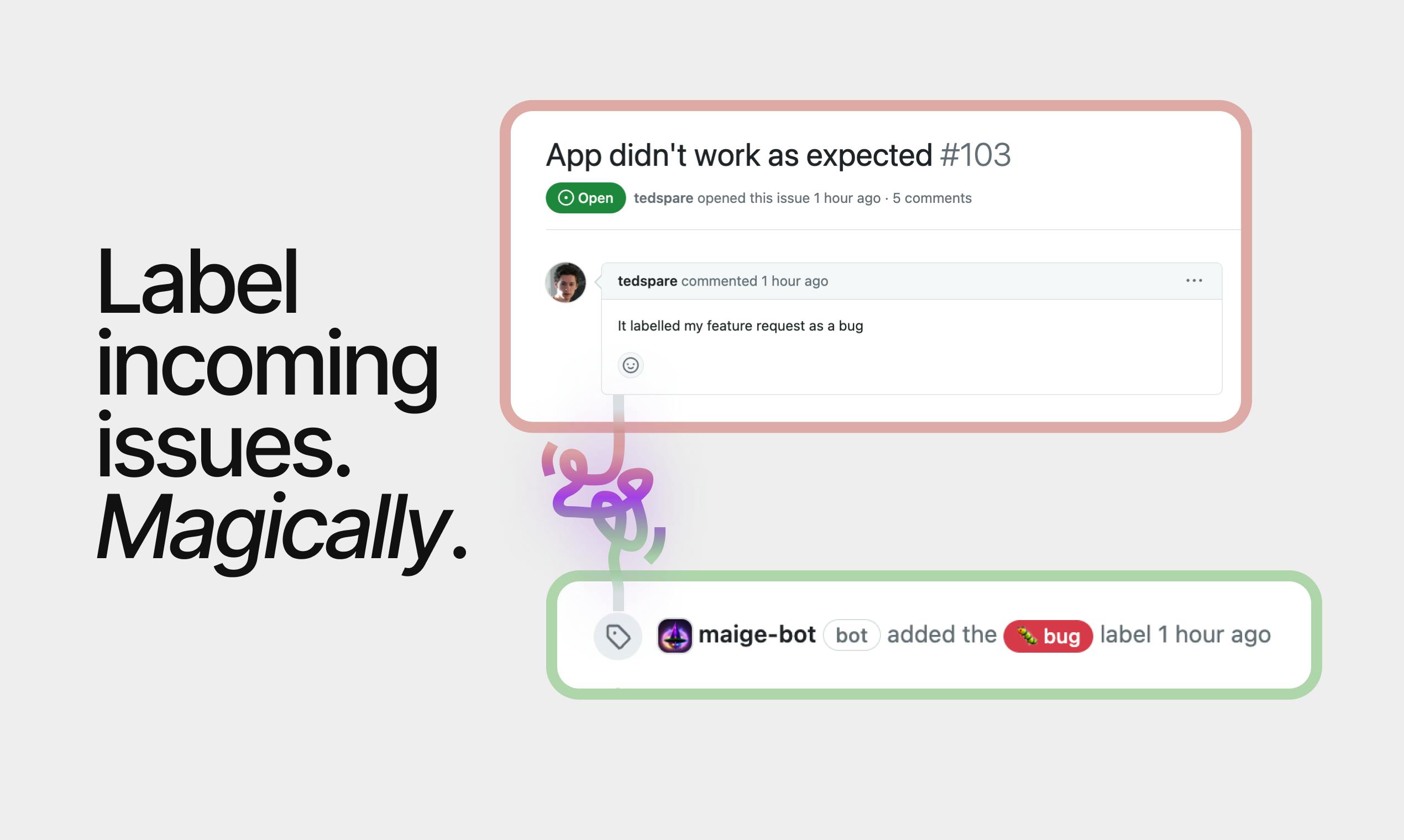 Maige - Let AI label your GitHub issues.