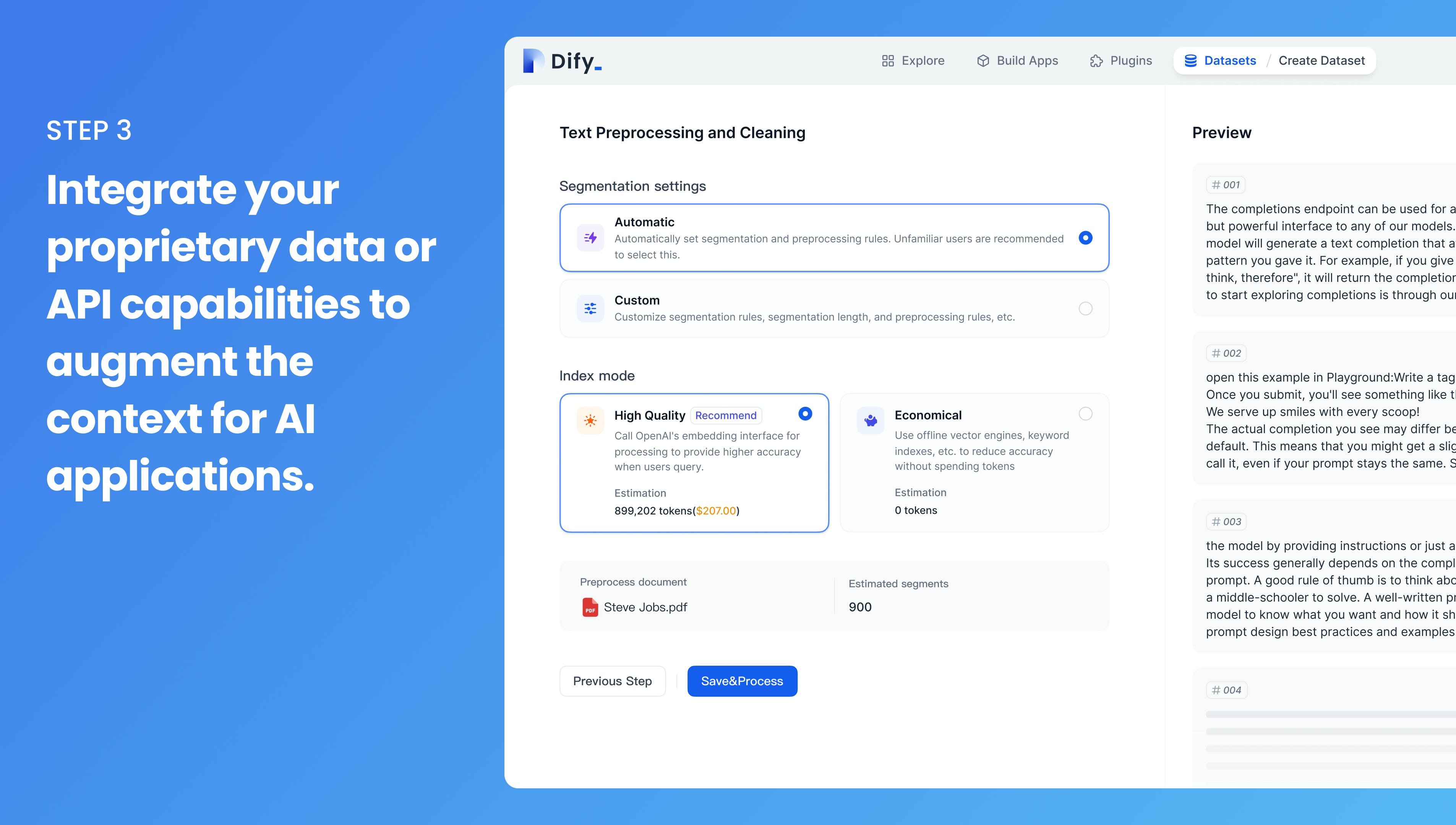 Dify.AI - Open-source platform for LLMOps, define your AI-native apps