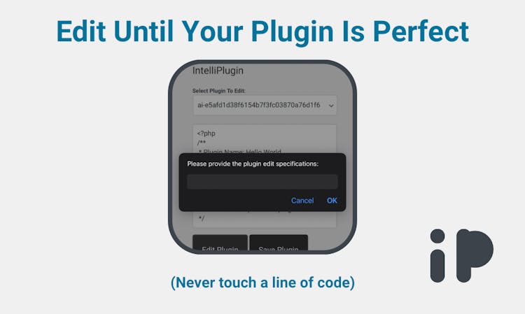 IntelliPlugin - The Future of WordPress Plugin Development