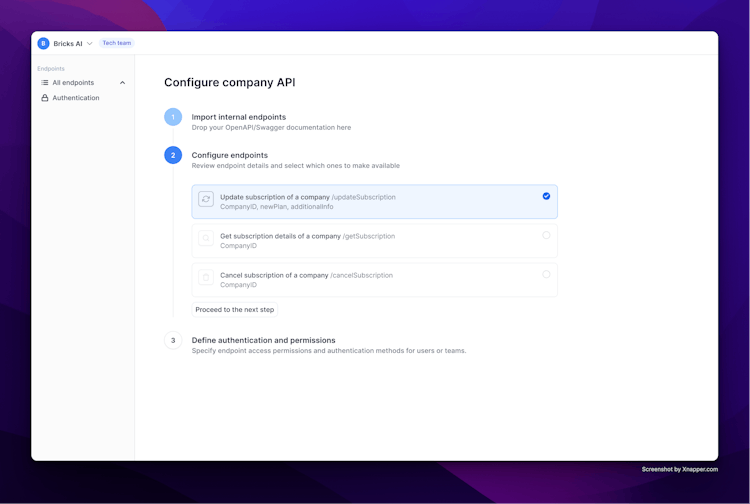 Bricks AI - Turn internal APIs into conversational internal tools in ...