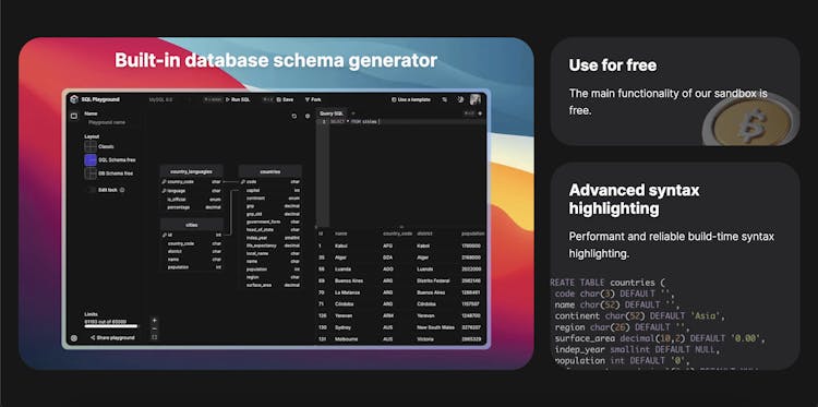 Sql Playground Powerful Online Sql Sandbox