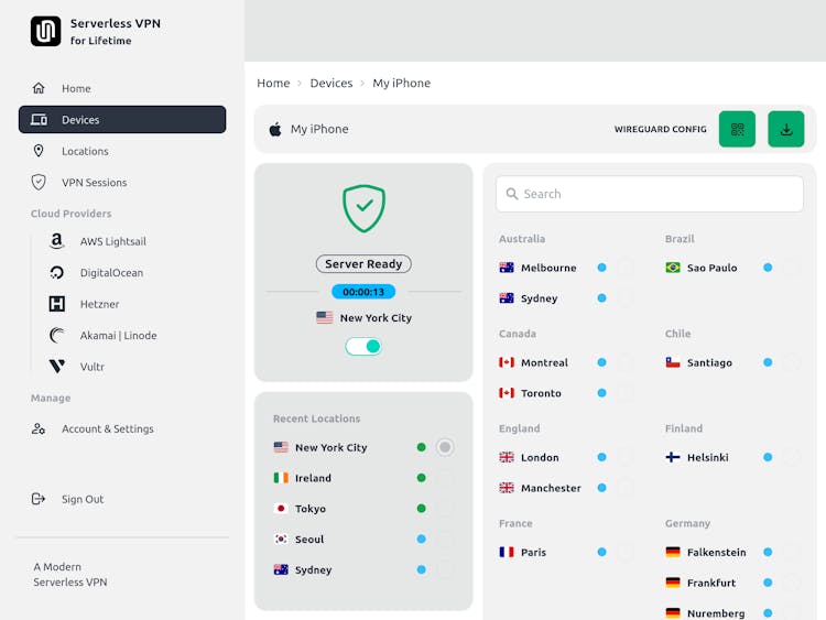 Serverless Vpn Self Hosted Manage Your Wireguard Vpn Servers At Scale