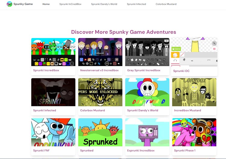 Spunky AI Game - Spunky Game: Gioca a Sprunki InCrediBox Online - Senza ...