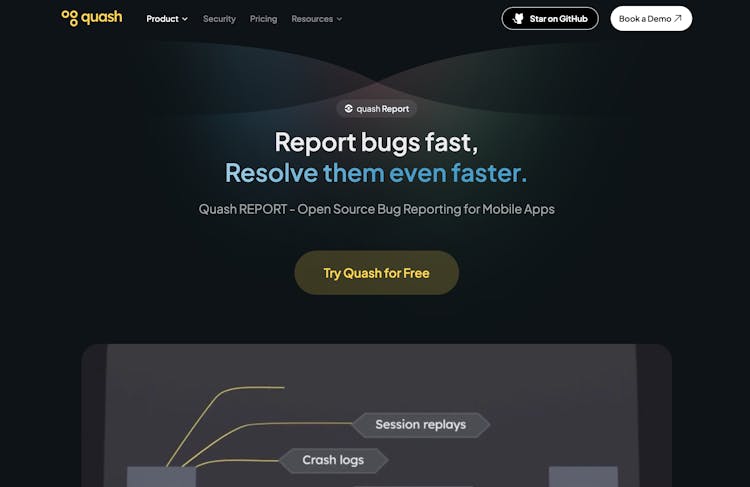 Quash Report - In-App Mobile Bug Reporting & Feedback Tool