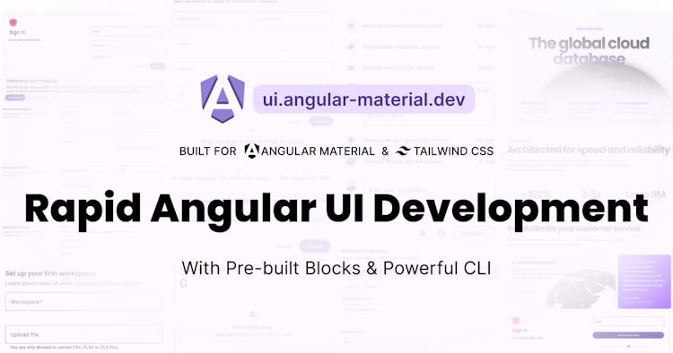 Angular Material Blocks - Rapid Angular UI Development With Pre-built ... Angular Material Blocks - Rapid Angular UI Development With Pre-built ...
