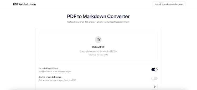 PDF to Markdown - Fast PDF parsing into developer-friendly Markdown. PDF to Markdown - Fast PDF parsing into developer-friendly Markdown.