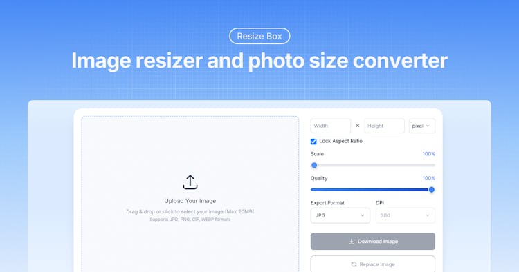 Image Resizer Tool - Image resizer and photo converter. Resize images ...