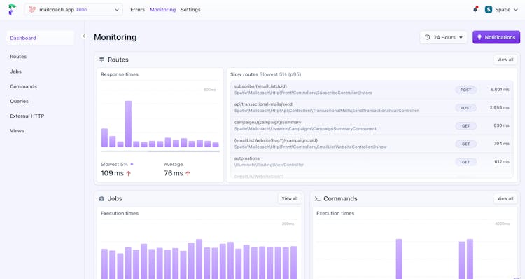 Flare - Complete error tracking & performance monitoring for Laravel ...