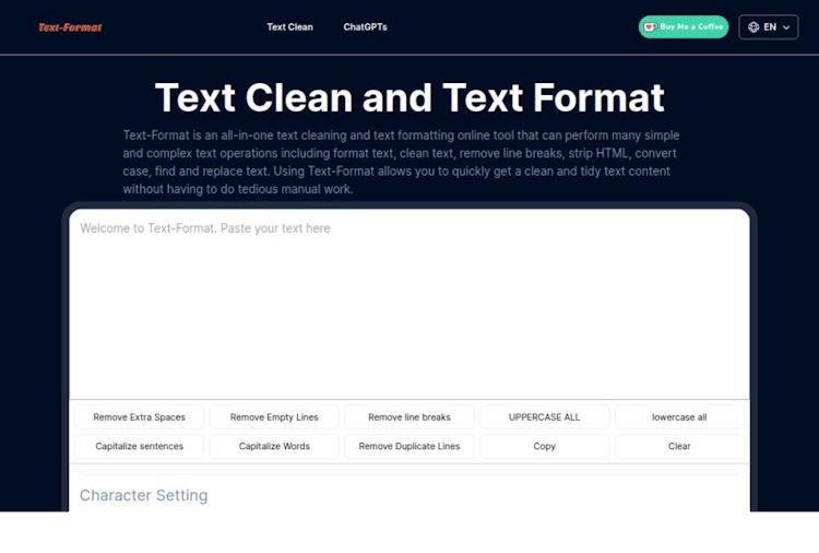 text-format - From converting case styles to formatting JSON and stripping HTML, Text-Format.com ...