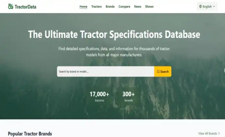 The Ultimate Tractor Specifications Database - The Ultimate Tractor ...