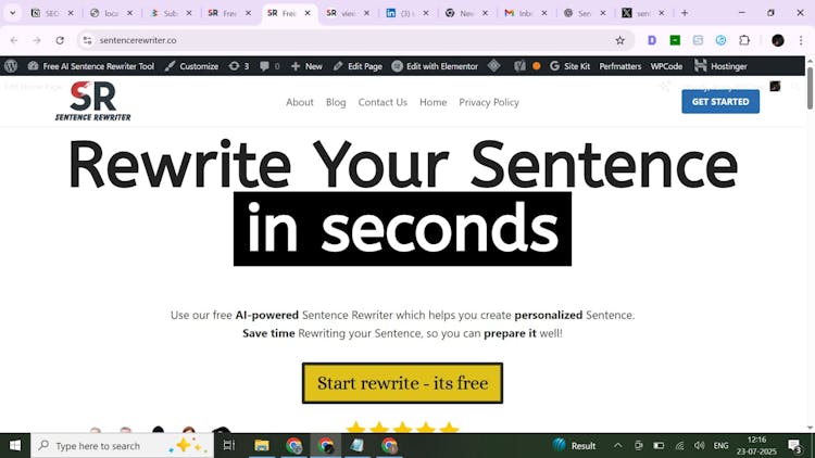 sentence rewriter - Free AI Sentence Rewriter Tool - Rewrite Sentence ...