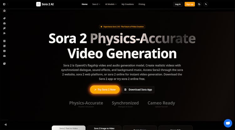 Sora 2 Video - Create Cinematic Videos with Physics-Accurate AI Power!