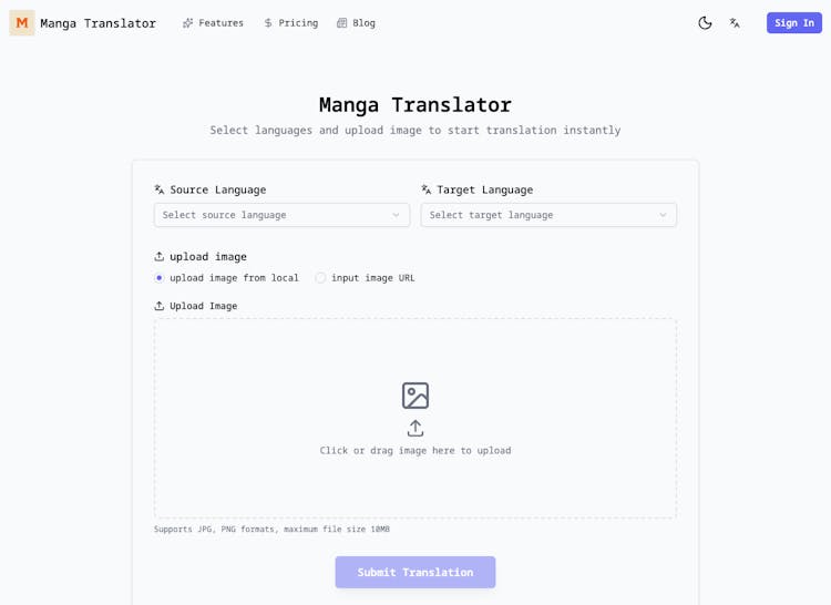 Manga Translator - AI-powered manga image translator for comics, manhwa ...