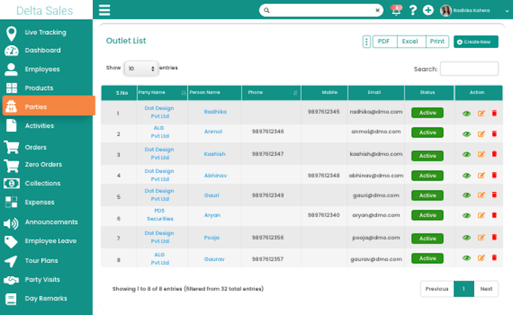 Delta Sales App - Sales Force Automation App for your Field Employees