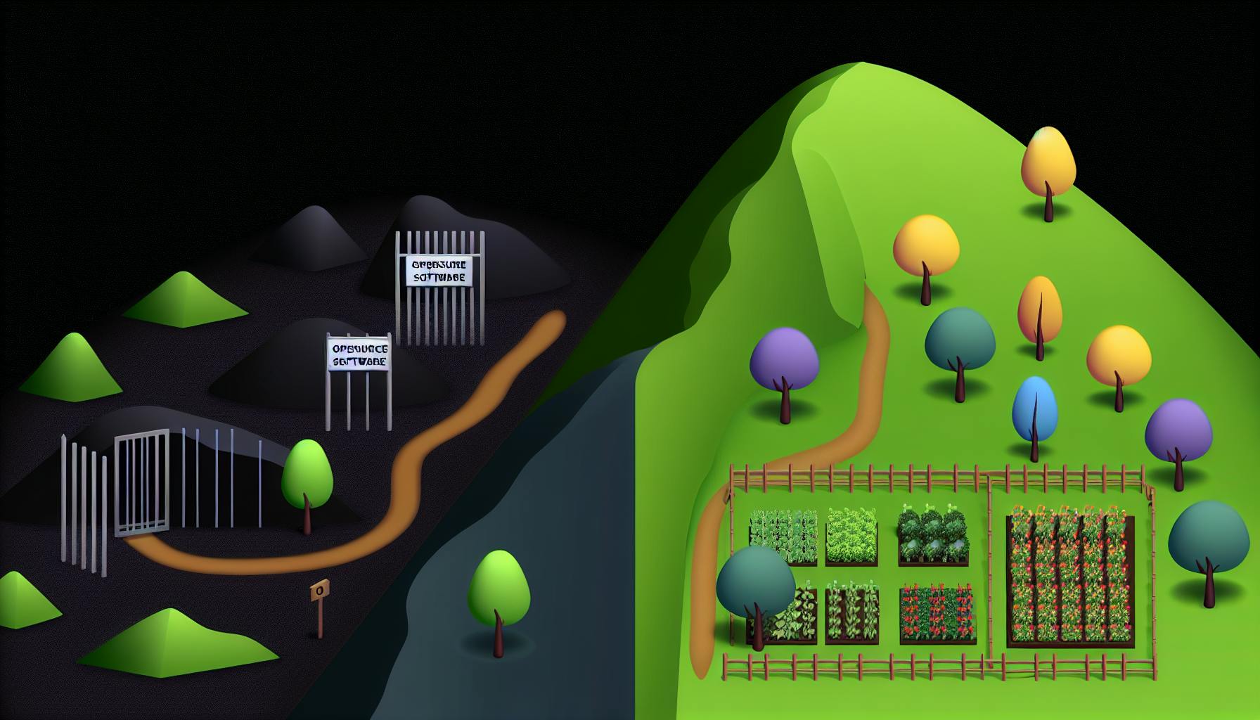 open source alternative to proprietary software