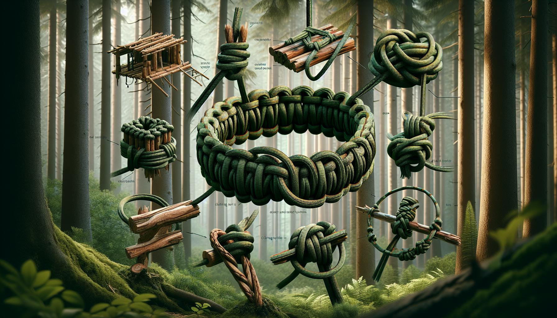Survival Paracord Knot Techniques