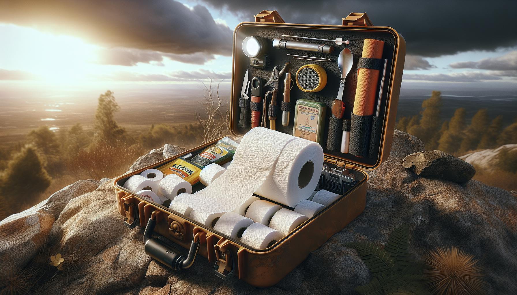 Toilet Paper Tablets in Emergency Kits