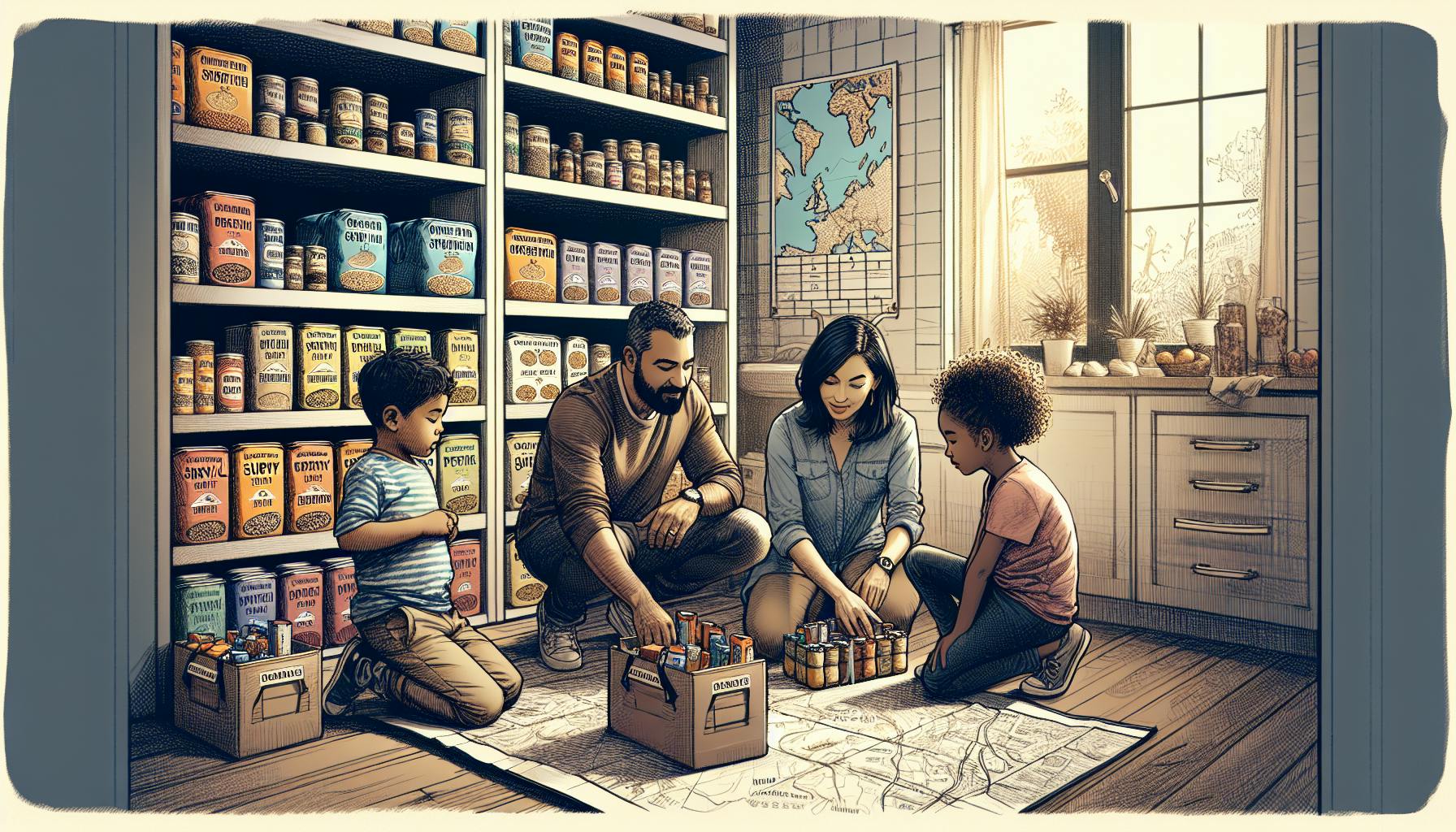 Patriots Food Survival Kits for Family Preparedness