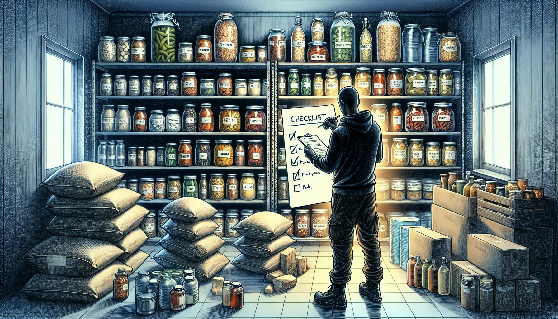 Prepper Food Storage List for Beginners